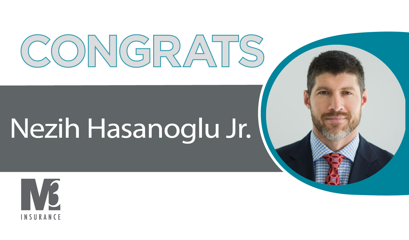 Nezih Hasanoglu Jr. Named Chief Growth Officer at M3 - M3 Insurance