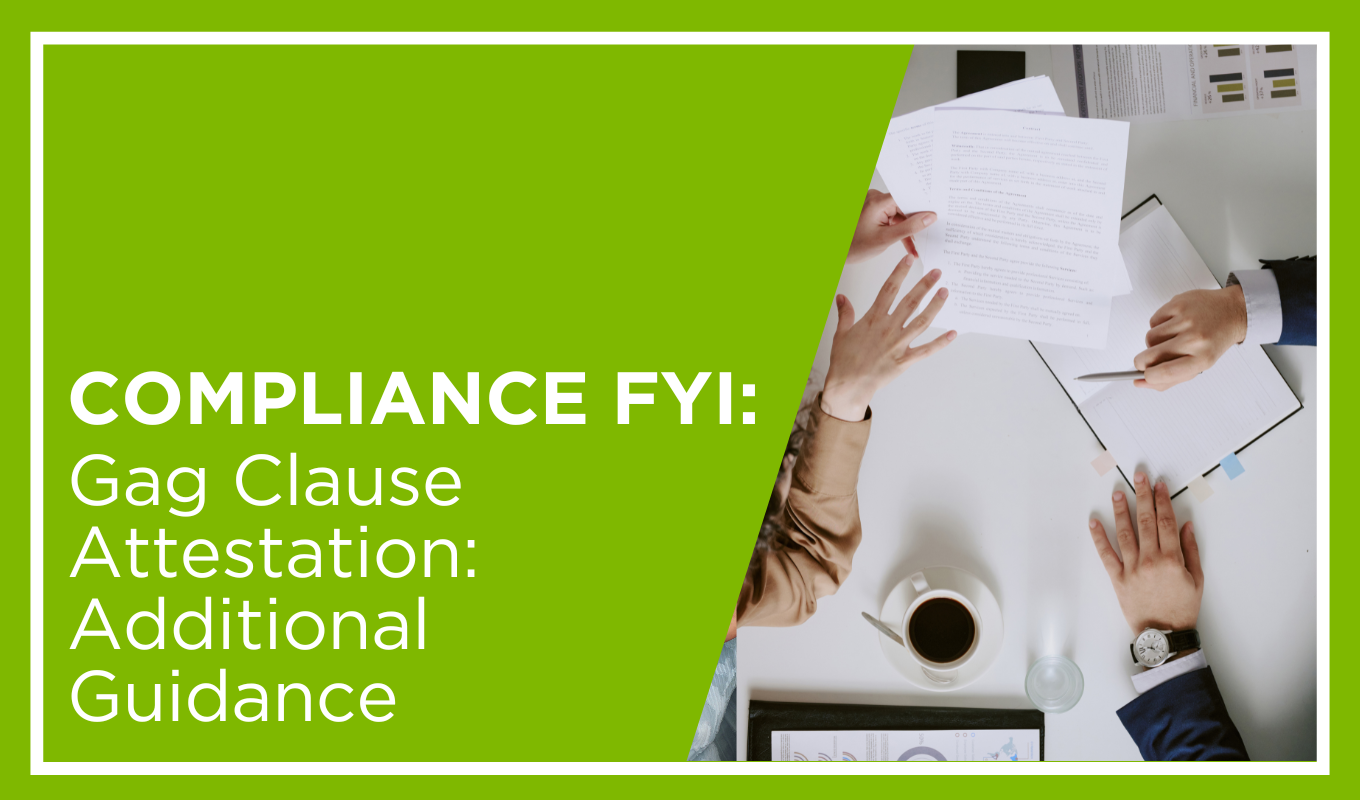 Gag Clause Attestation: Additional Guidance - M3 Insurance