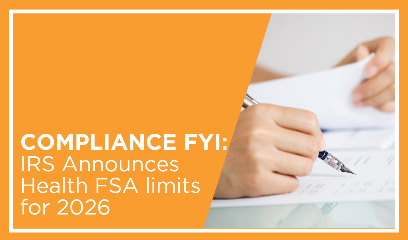Compliance FYI: IRS Announces Health FSA Limits for 2026 - M3 Insurance